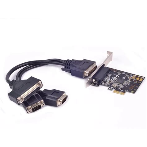 PCI E PCI Express To Serial RS Parallel Ports PCIe I O Card MosChip