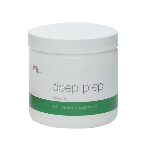 Deep Prep Ultra Care Tissue Massage Cream 15 Ounce Jar