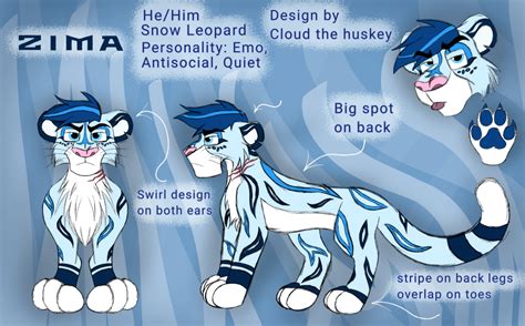 Zima Snow Leopard On Toyhouse