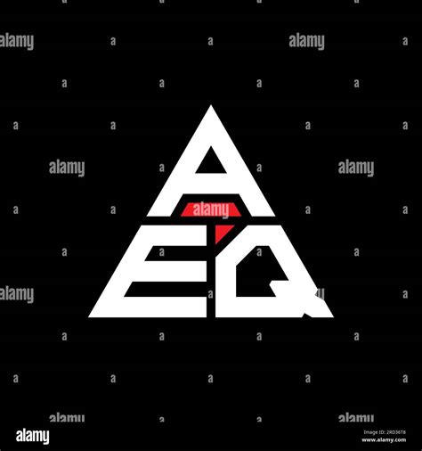Aeq Triangle Letter Logo Design With Triangle Shape Aeq Triangle Logo Design Monogram Aeq