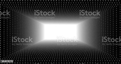 Vector Data Flow Visualization Triangle Tunnel Of Big Data Flow As