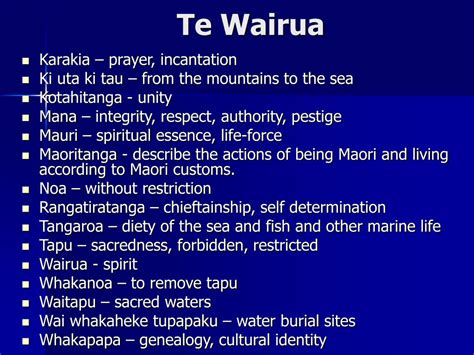 Ppt Tangata Whenua Values Powerpoint Presentation Free Download Id
