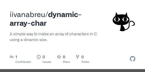 GitHub Iivanabreu Dynamic Array Char A Simple Way To Make An Array Of Characters In C Using A