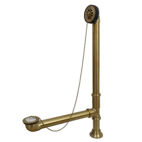 Kingston Brass Vintage Claw Foot 1 12 In Od Brass Leg Tub Drain
