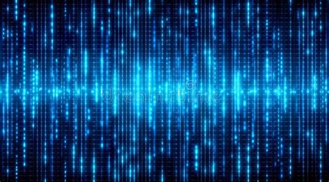 Blue Digital Cyberspace And Digital Data Network Connections Concept Digital Abstract