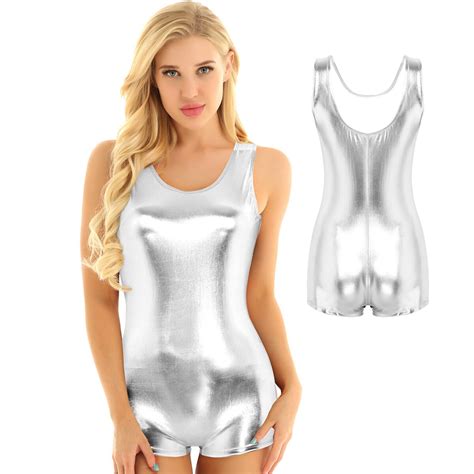 Women Girls Sleeveless Dance Gymnastics Unitard Le Grandado