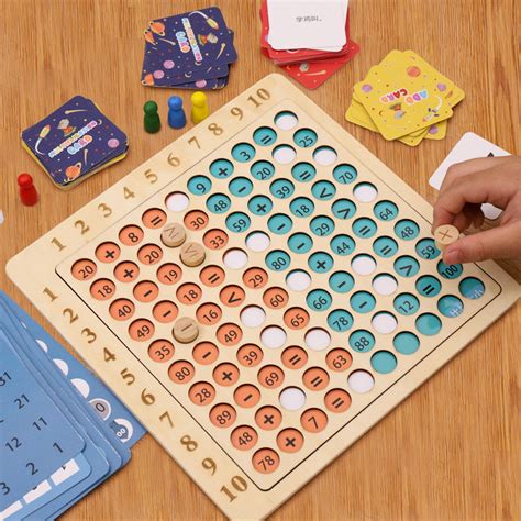 Early Education Puzzle Multiplication Formula Table Addition