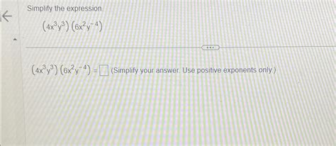 Solved Simplify The