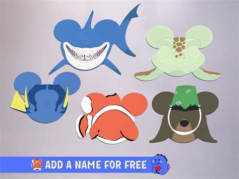 Finding Nemo Dory Collection Personalised Cruise Door Magnets Disney Cruise Magnets Full