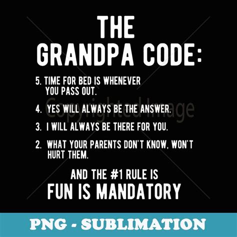 Grandpa S From Granddaughter Grandson The Grandpa Code Sub Inspire