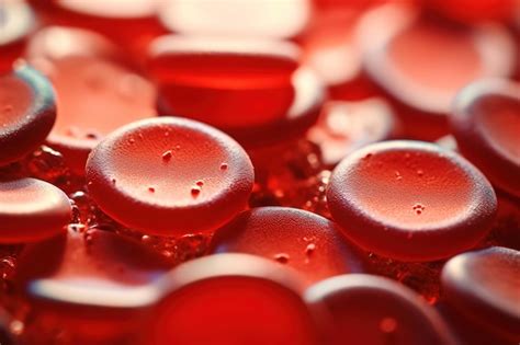 Premium Photo Erythrocytes Under A Microscope