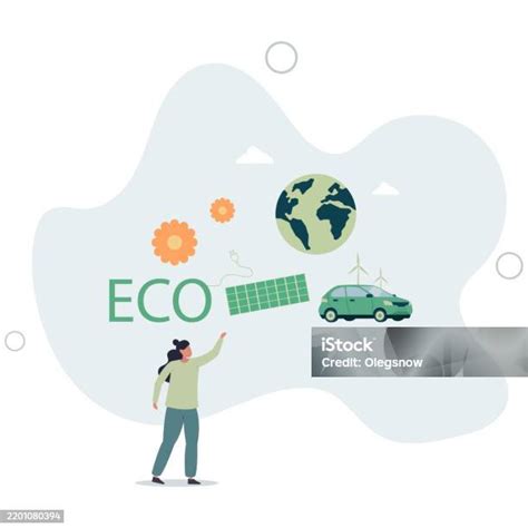 환경 친화적 인 지속 가능 대체 녹색 에너지 자원 브랜딩 및 자연 Logoflat 캐릭터 생활에 사용할 수 있습니다 개념에 대한 스톡 벡터 아트 및 기타 이미지 Istock