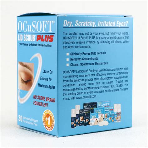 Ocusoft Lid Scrub Plus Pre Moistened Pads 30 Count 54 Off
