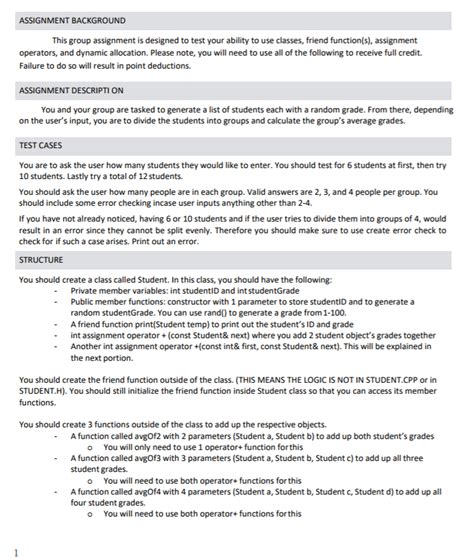 solved assignment background this group assignment is