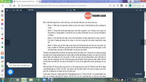 Câu hỏi bài mẫu IELTS Speaking Part 1 2 3 theo chủ đề Academic