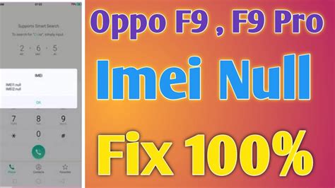 Oppo F Imei Null How To Fix This Using Unlocktool Youtube