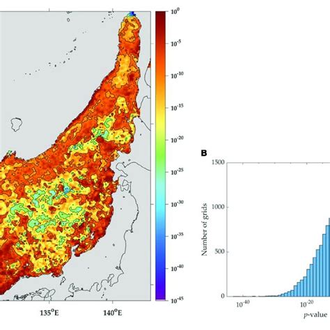 Spatial Distribution Of A Statistical Significance P Values