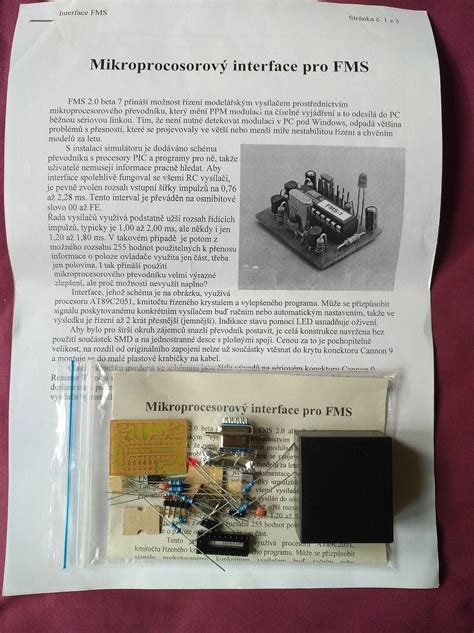 Mikroprocesorový Interface Pro Simulátor Fms Modelbazar Cz