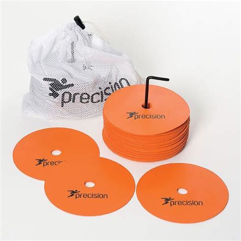 Precision Round Rubber Marker Discs Set Of 20 Orange