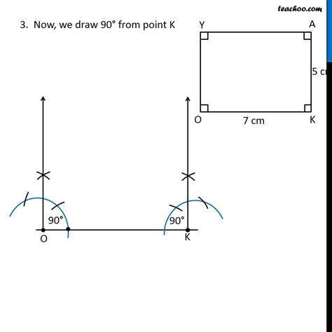 Question Iv Construct Rectangle OKAY OK Cm KA Cm