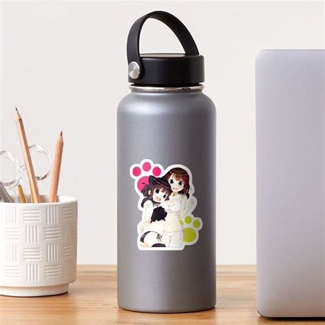 Anime Neko Cat Keyhole Lingerie Small Girls Sticker For Sale By