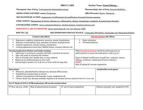 Prednisone Classification At Leo Bunker Blog