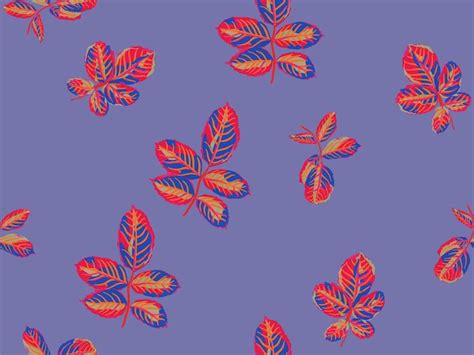 Premium Vector Leaves Seamless Pattern