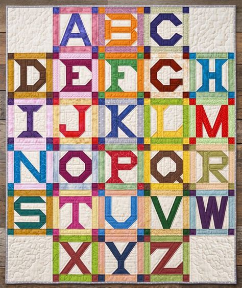 Alphabet Quilt Block Pattern Pdf Letters A Z Three Sizes 679