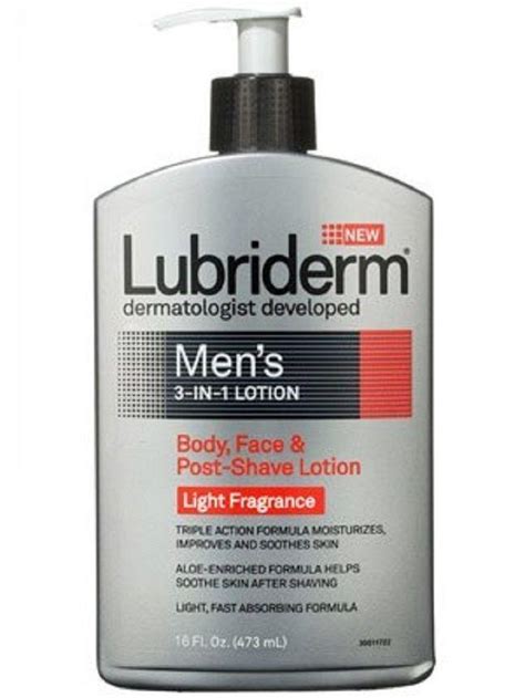 Lubriderm Mens 3 In 1 Body Lotion Lami Fragrance