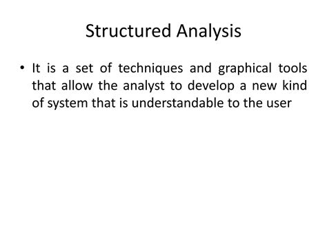 Solution Tools Of Structured Analysis Studypool