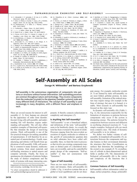 self assembly reading pdf pdf self assembly chemistry