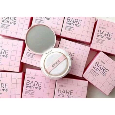 Jual Emina Bedak Basah Bare With Me Mineral Cushion 15g Shopee Indonesia