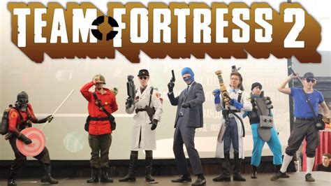 Team Fortress 2 Cosplay Pyro Soldier Medic Spy Scout Demoman Youtube