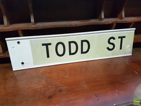Lot Todd St Sign