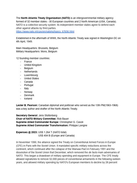 Nato Pdf Nato International Relations