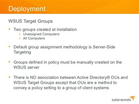Common Wsus Issues In Deployment Operations And Diagnostics
