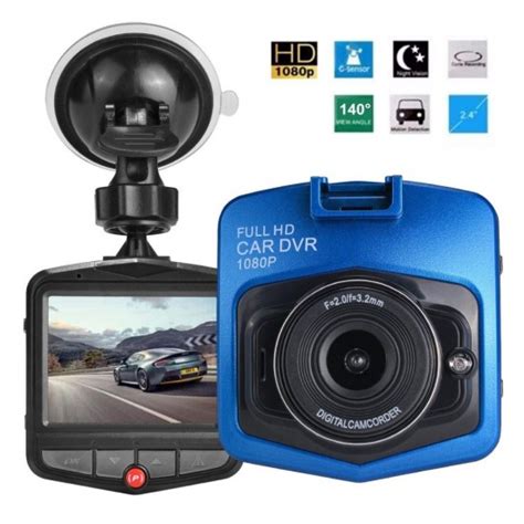 Видеорегистратор за кола GT300 Full HD с функция WDR, син