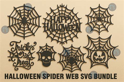 Halloween Spider Web Svg Bundle · Creative Fabrica