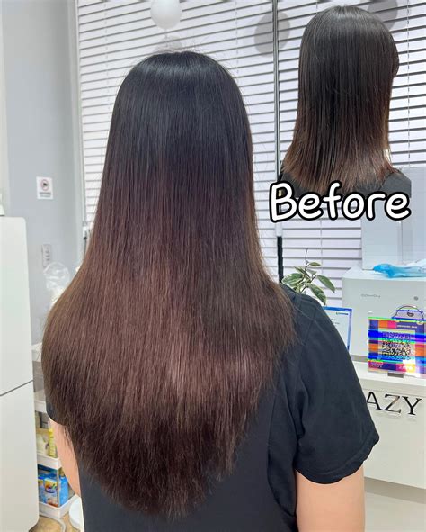 모우이붙임머리 16인치매직시술 더운여름 매직이랑 같이 시술하는 고객님들이 엄청많아지셨어요🫶🏻