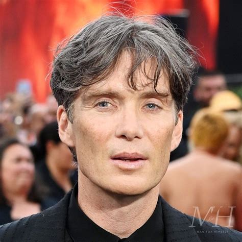 Cillian Murphy Textured Greying Curtain Hairstyle Man For Himself