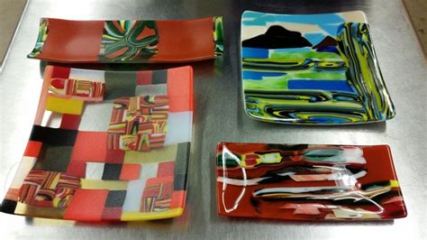 Glass From A Recent Fused Glass Class Creative Art Photography