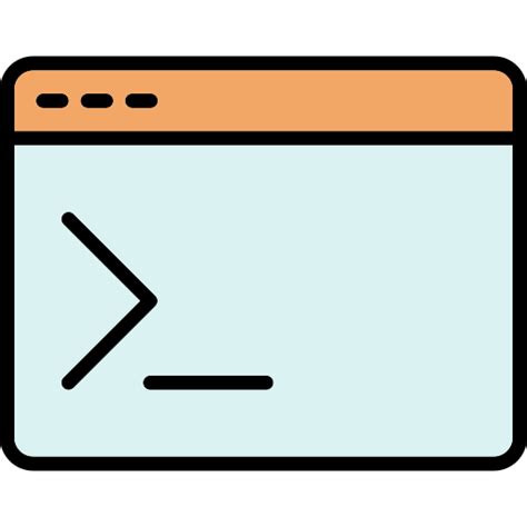 Terminal Generic Outline Color Icon