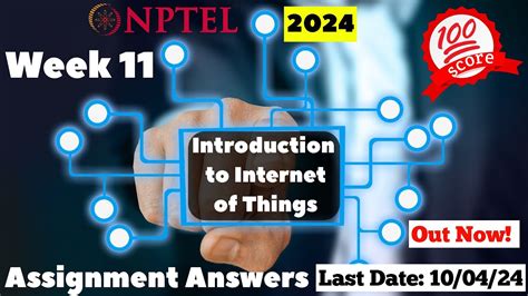 nptel iot week 11 assignment answers youtube