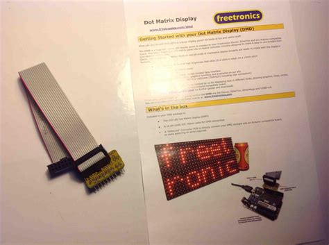 Review Freetronics Dmd 32x16 Red Random Nerd Tutorials