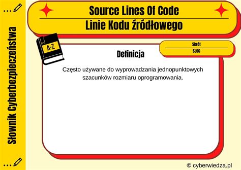 Source Lines Of Code Linie Kodu źródłowego Cyberwiedzapl