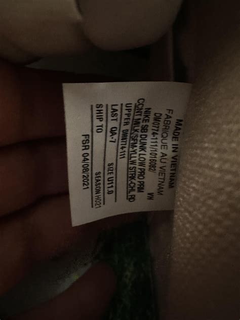 Have A Pair Of Sd Dunk Low Mummy Samples And Made A Previous Post To See If Anyone Anything