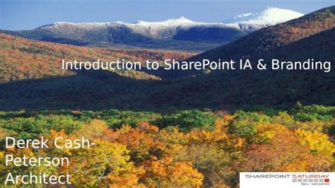 Pptx Introduction To Sharepoint Information Architecture And Branding Dokumen Tips