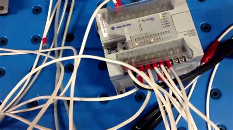 controladores lógicos programables práctica dispositivo de cortar YouTube