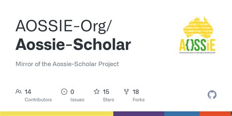 Github Aossie Orgaossie Scholar Mirror Of The Aossie Scholar Project