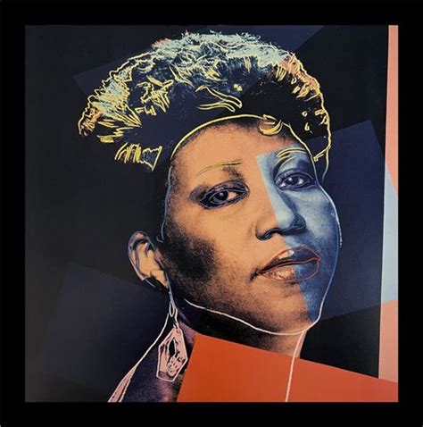 Andy Warhol Aretha Franklin Circa 1986 Mutualart